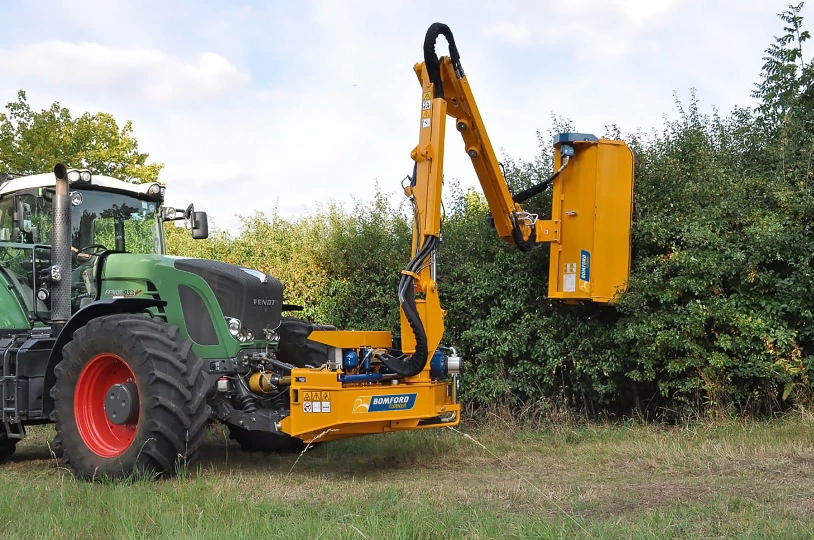 Bomford Turner front mounted arm mower