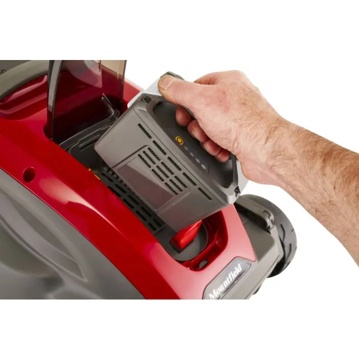 Mountfield Princess 34 Li Cordless Mower battery location 2