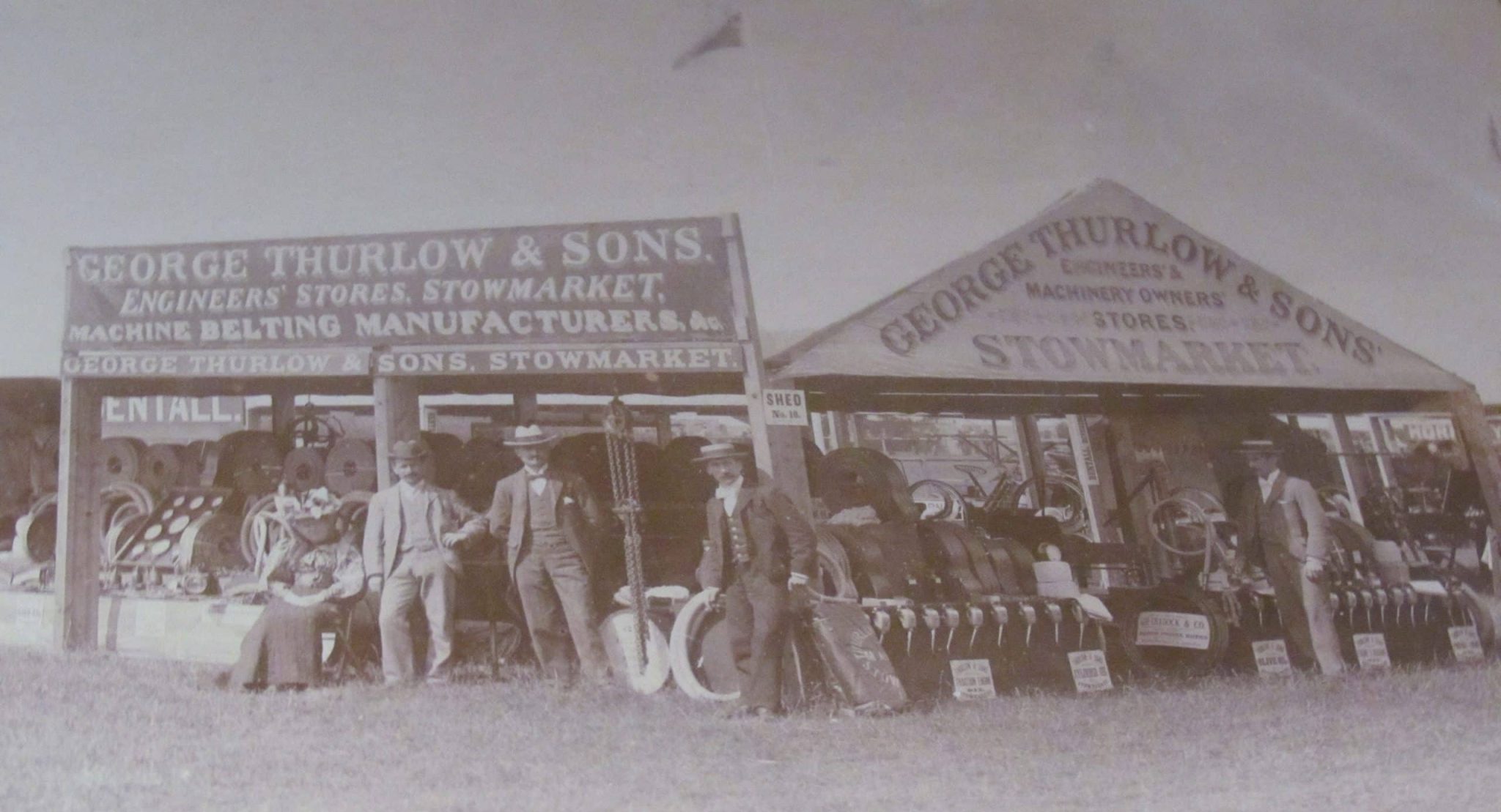 George Thurlow & Sons exhibiting at the Suffolk Show in 1892