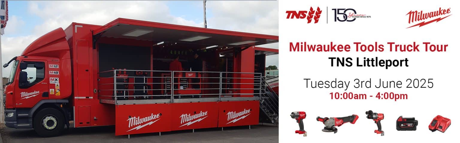 Milwaukee Tools Truck Tour Comes to TNS Littleport